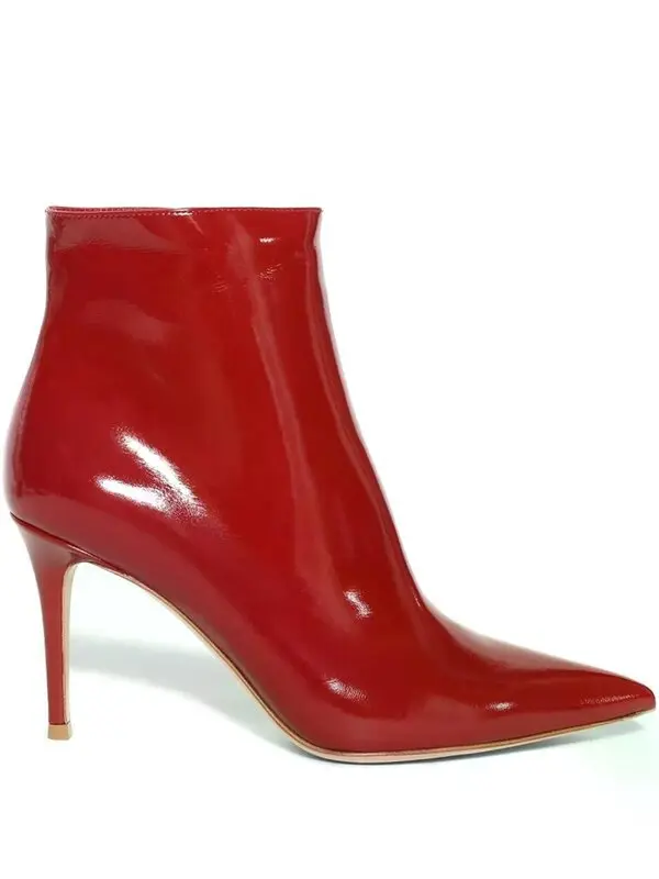 GIANVITO ROSSI Patent Leather Pointed-toe Boots