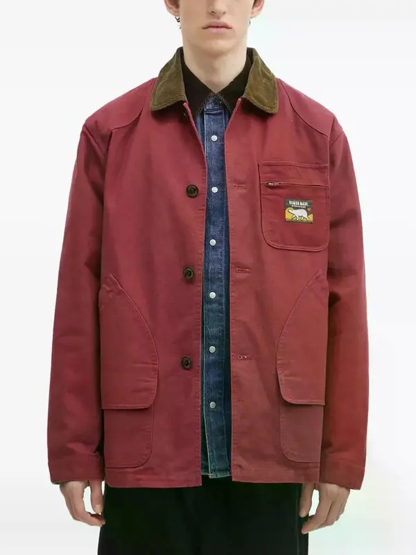 HUMAN MADE Duck-appliqué Overshirt