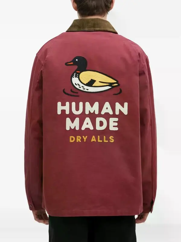 HUMAN MADE Duck-appliqué Overshirt