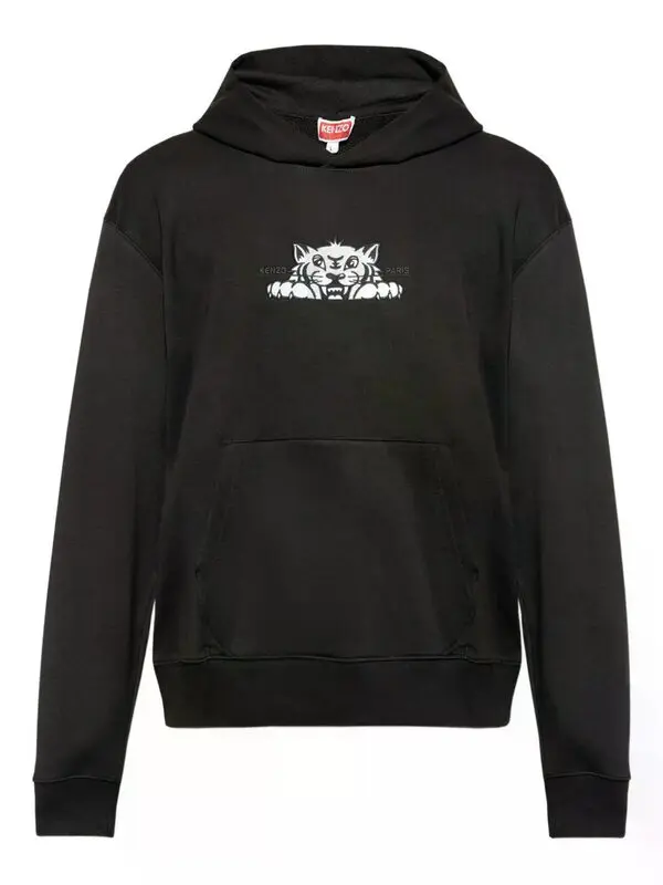 Kenzo Logo-embroidered Hoodie