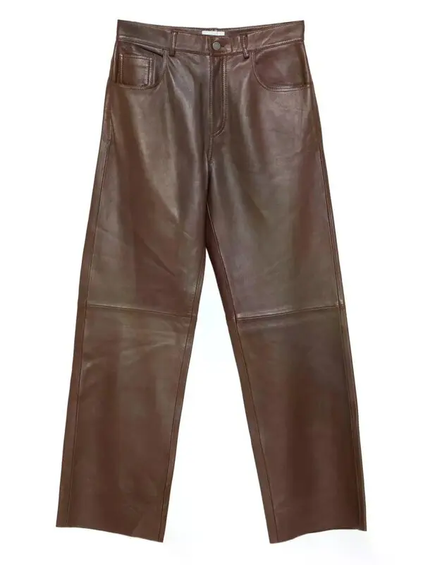 HAIKURE Leather Panelled Trousers