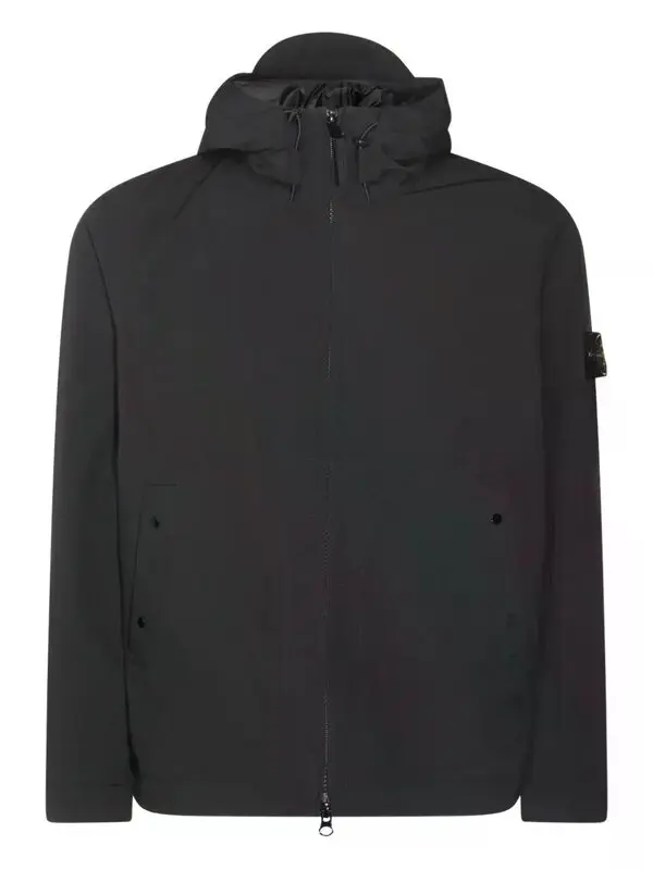 Stone Island Soft-shell Hooded Jacket