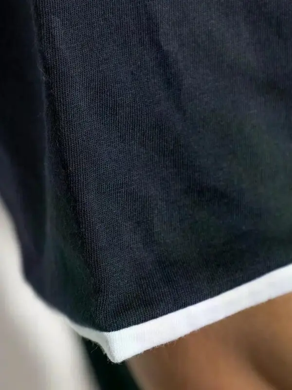 Theory Contrasting-trim T-shirt - Blue