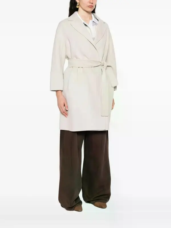 Max Mara Belted Lapel Coat