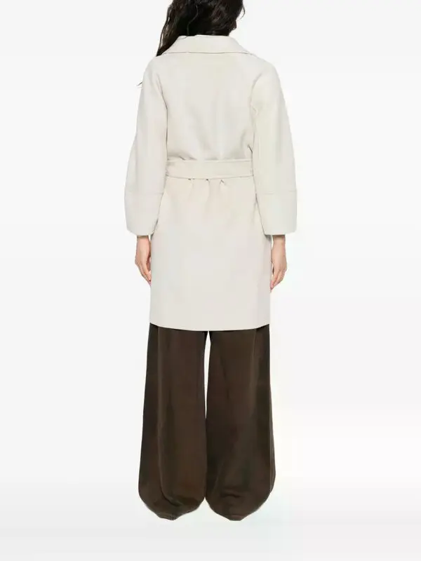 Max Mara Belted Lapel Coat