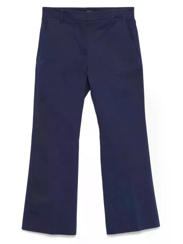 Max Mara Stretch-cotton Flare Pants