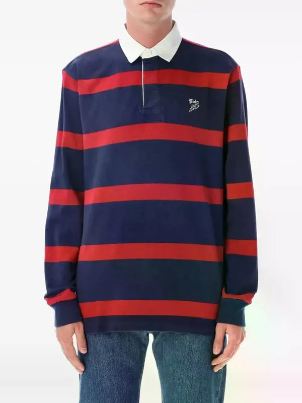 Polo Ralph Lauren Rugby-stripe Polo Shirt - Blue