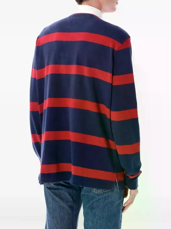Polo Ralph Lauren Rugby-stripe Polo Shirt - Blue
