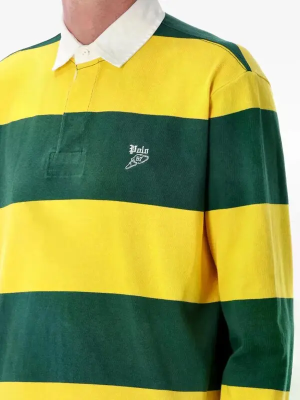Polo Ralph Lauren Rugby-stripe Polo Shirt - Green