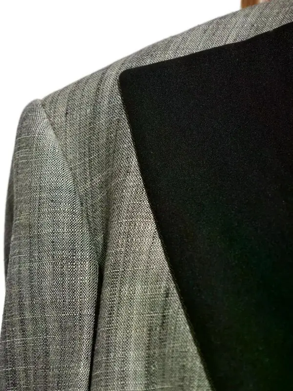 JIL SANDER Satin-lapel Checked Jacket