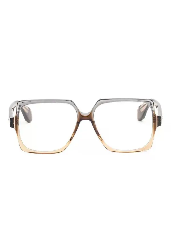 GIGI STUDIOS Square Frame Glasses - Brown