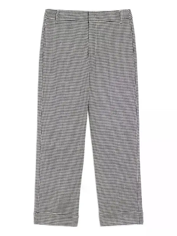 Max Mara Adelfi Checked Wide-leg Trousers