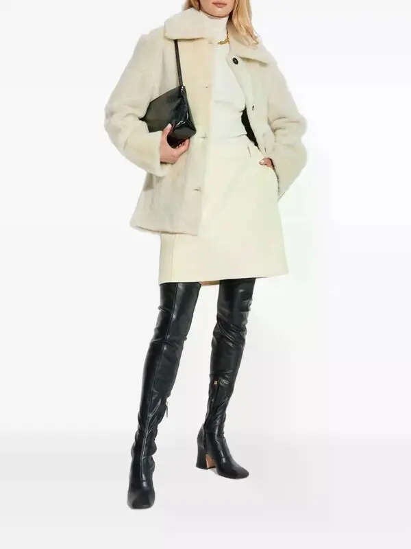 JIL SANDER - Wool Mini A-Line Skirt