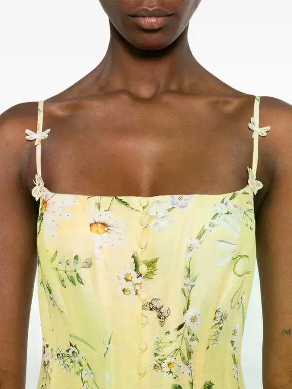 Camilla Floral-print Silk Dress