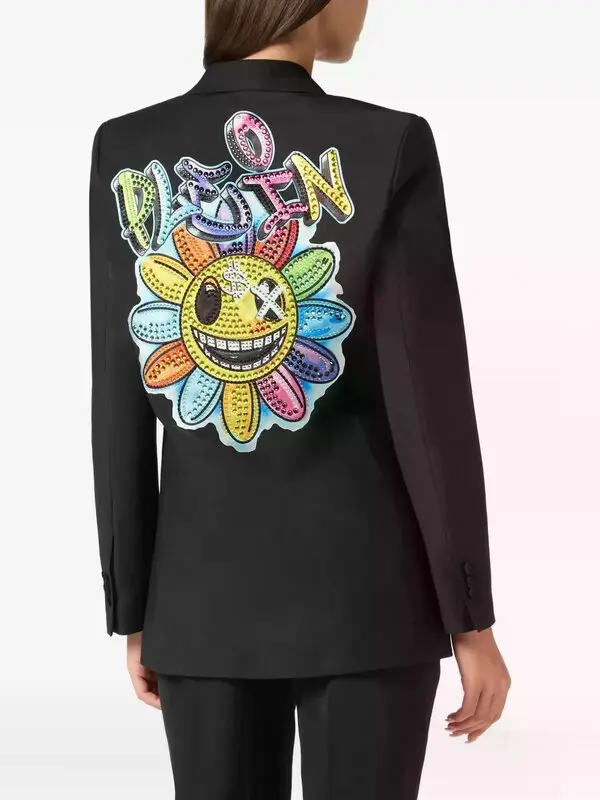 Philipp Plein Rhinestone-embellished Blazer
