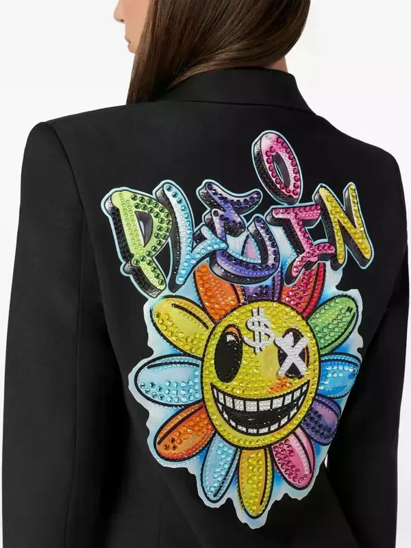 Philipp Plein Rhinestone-embellished Blazer