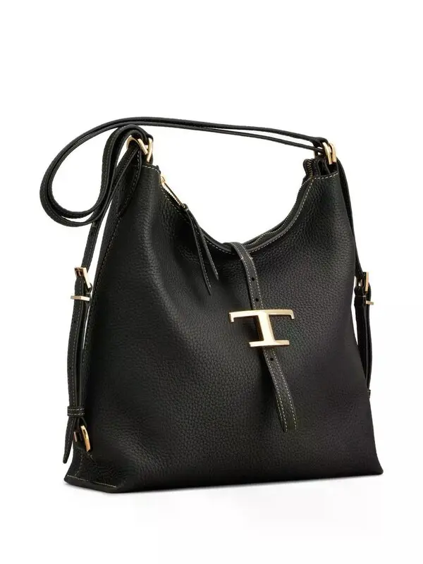 TOD'S Small T Timeless Shoulder Bag - Black