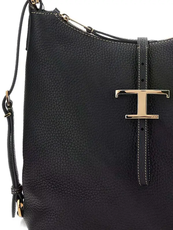 TOD'S Small T Timeless Shoulder Bag - Black