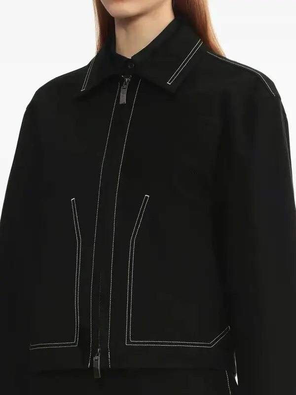 ADER ERROR Contrast-stitch Zip-up Jacket