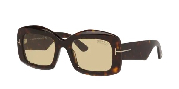 TOM FORD Tortoise Black Frame Sunglasses - Brown