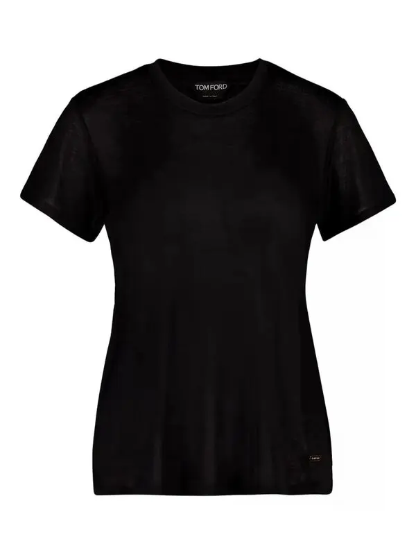 TOM FORD Rib-jersey Silk T-shirt
