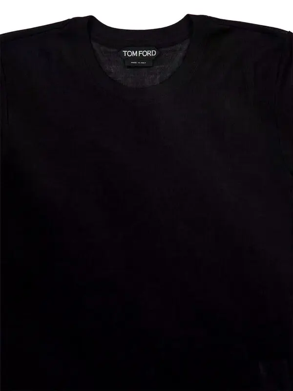 TOM FORD Rib-jersey Silk T-shirt