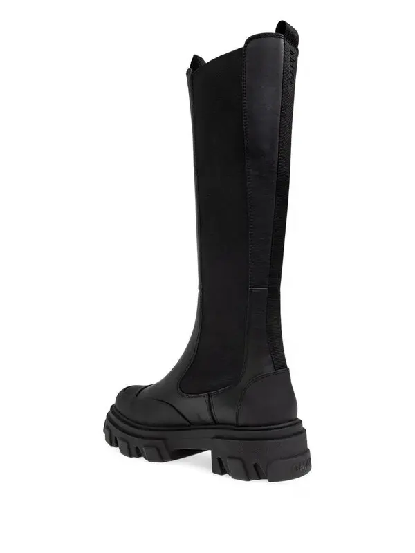 GANNI 55mm Knee-high Boots - Black