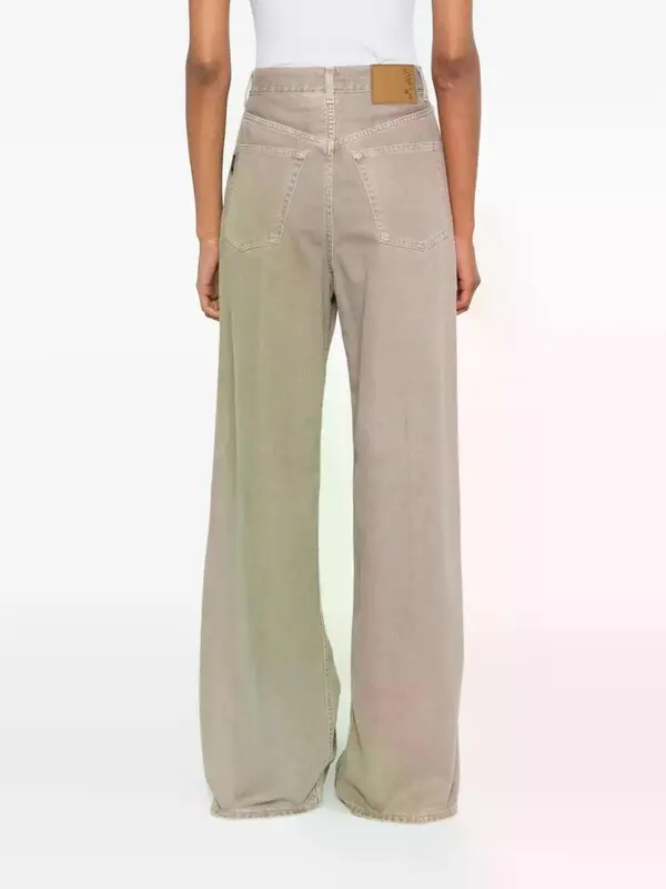 HAIKURE Pleated Wide-leg Jeans