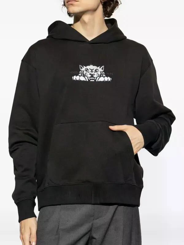 Kenzo Logo-embroidered Hoodie