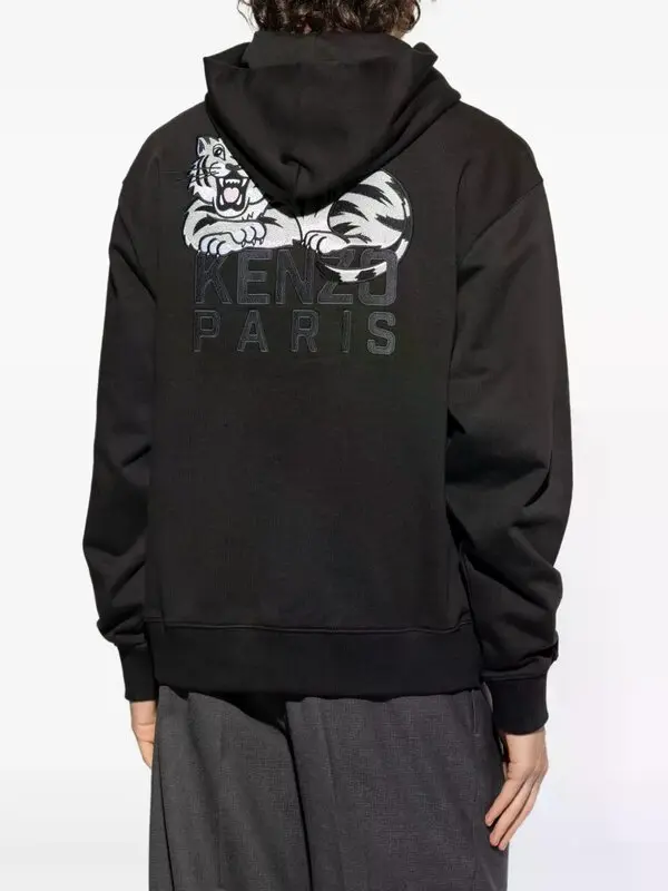 Kenzo Logo-embroidered Hoodie