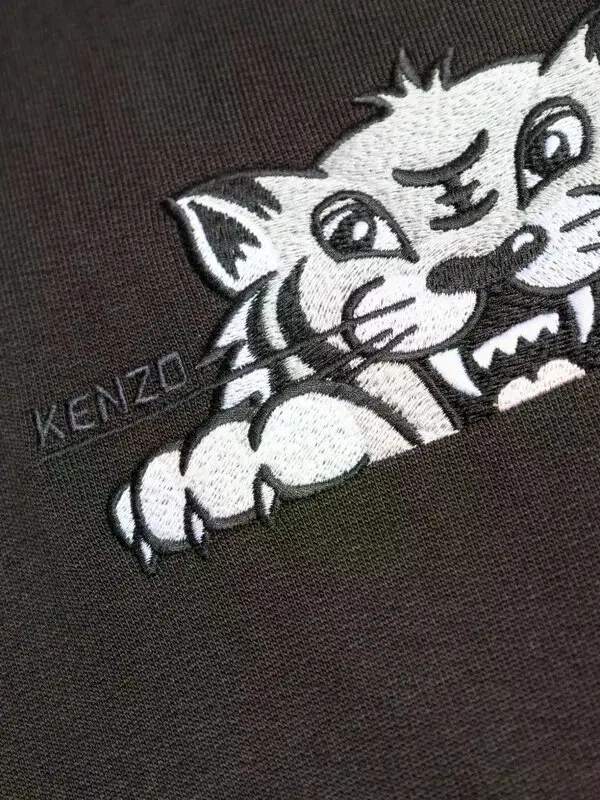 Kenzo Logo-embroidered Hoodie