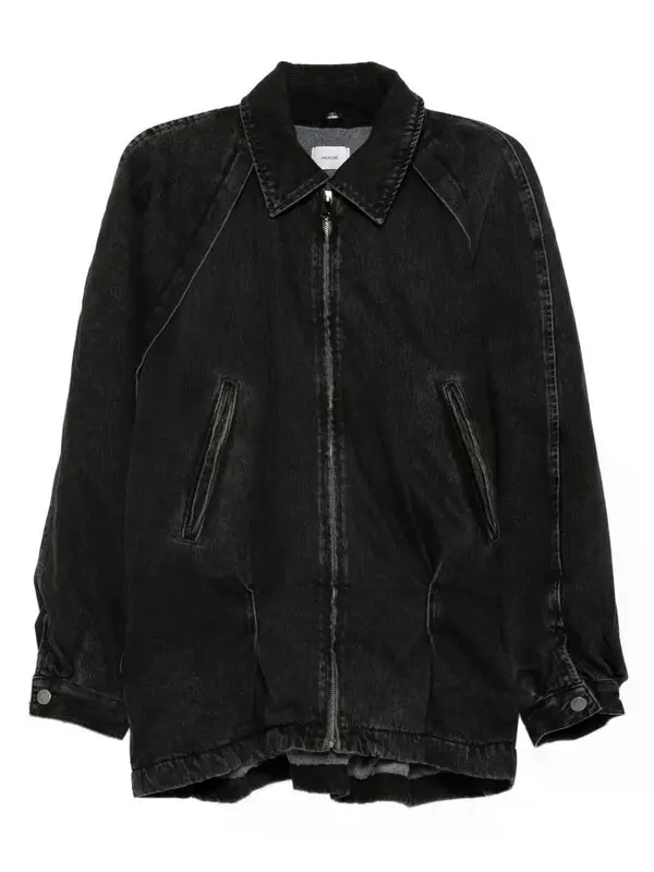HAIKURE Zip-front Denim Jacket
