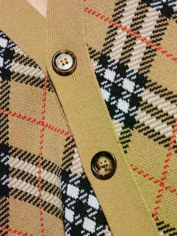 Burberry Vintage Check Cardigan