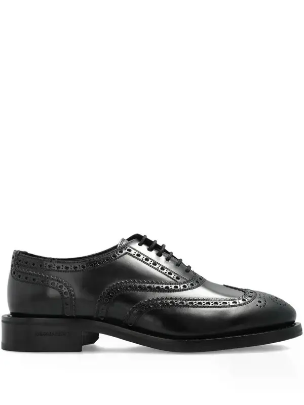 Dsquared2 Calf Leather Brogue Oxford Shoes