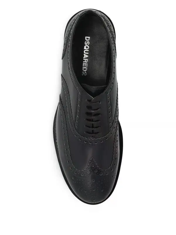 Dsquared2 Calf Leather Brogue Oxford Shoes