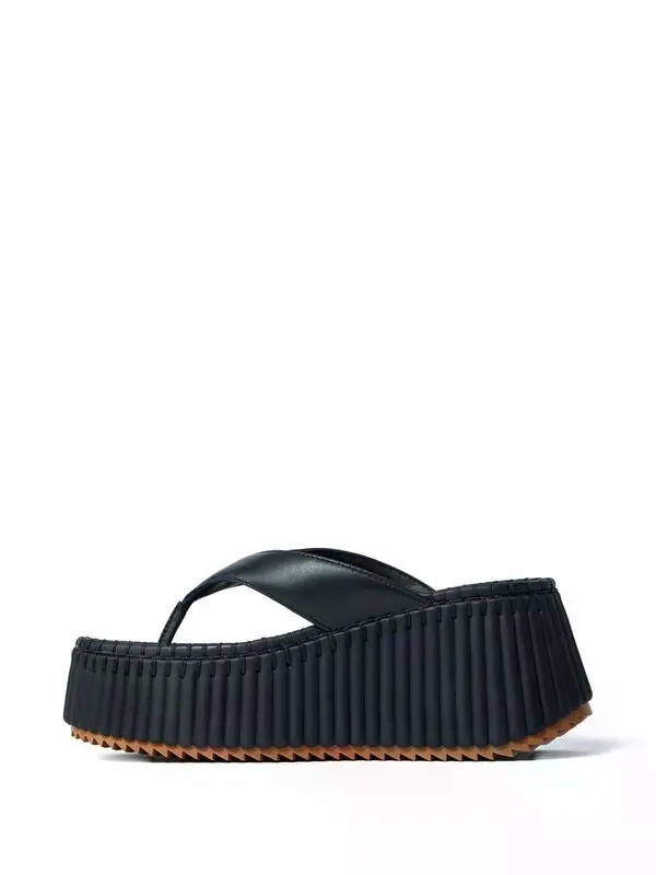 Chloé 80mm Platform Toe-post Sandals