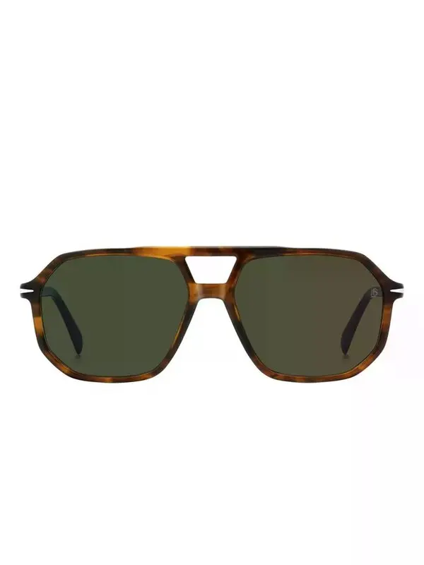 DB EYEWEAR BY DAVID BECKHAM Pilot-frame Sunglasses - Brown