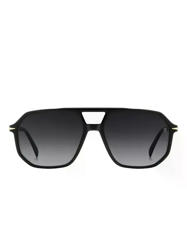 DB EYEWEAR BY DAVID BECKHAM Geometric-frame Sunglasses - Black