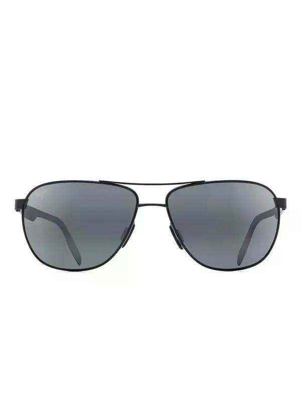 Maui Jim Castles Pilot-frame Sunglasses - Black