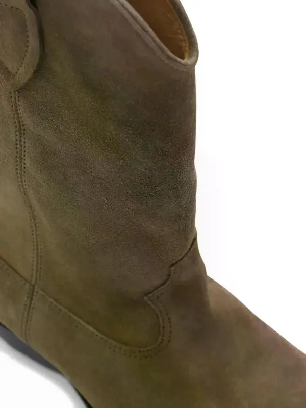 Isabel Marant Étoile Duerpo Suede Cowboy Boots - Brown