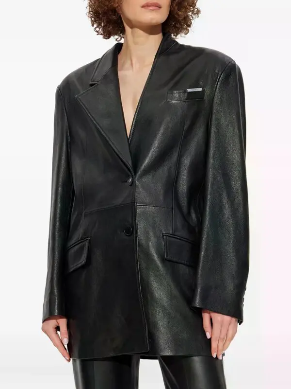 Attico Leather Jacket