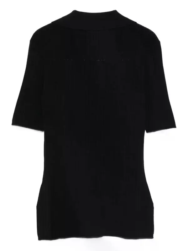 JOSEPH Ribbed Polo-neck Top