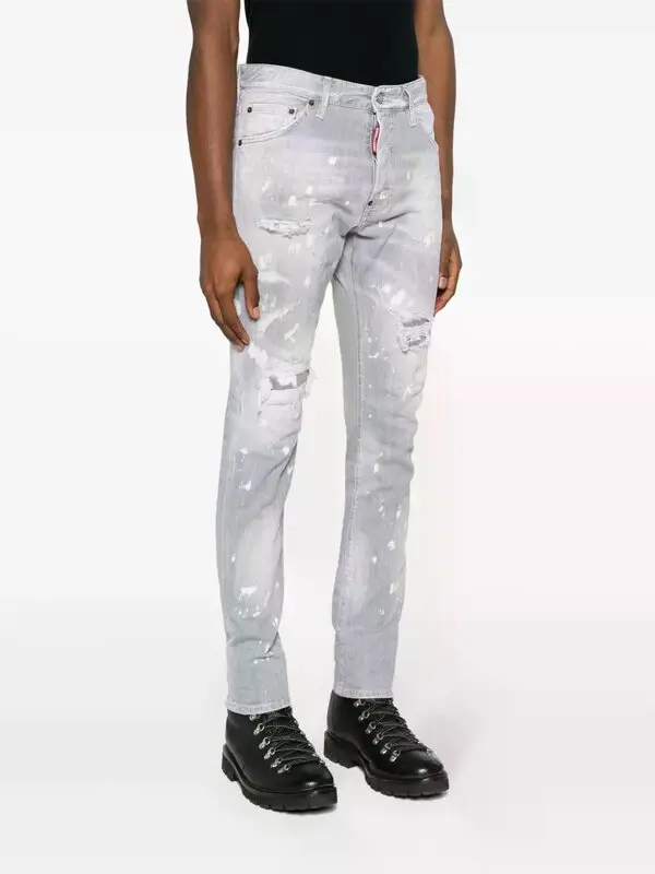 Dsquared2 Cool Guy Mid-rise Slim-fit Jeans - Grey