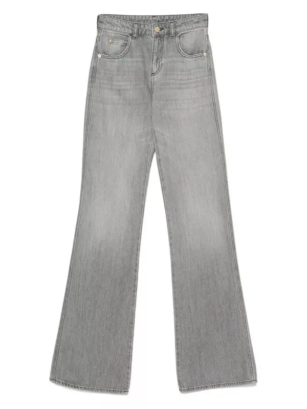 Emporio Armani Wide-leg Jeans - Grey