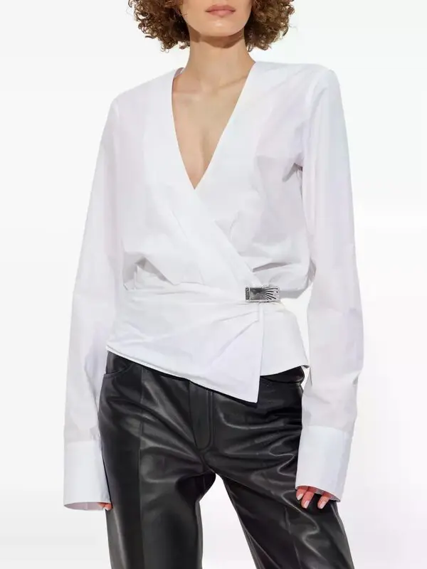 Attico Wrap-design Blouse