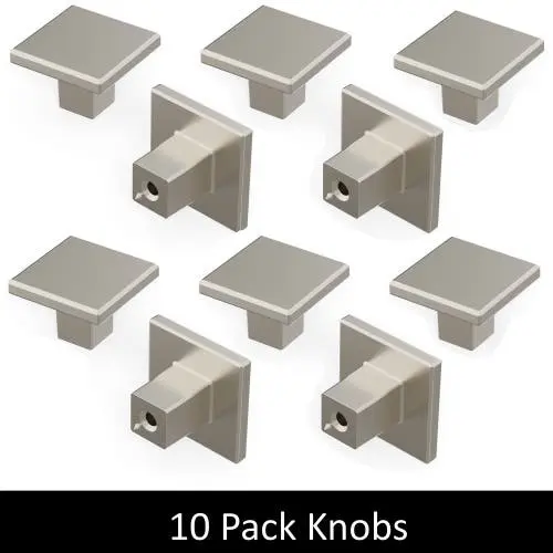 HERITAGE DESIGNS Heritage Tempo Cabinet Knobs 10-pack