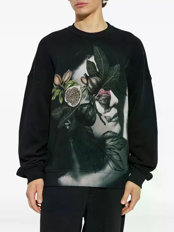 Emporio Armani Fig-print Sweatshirt