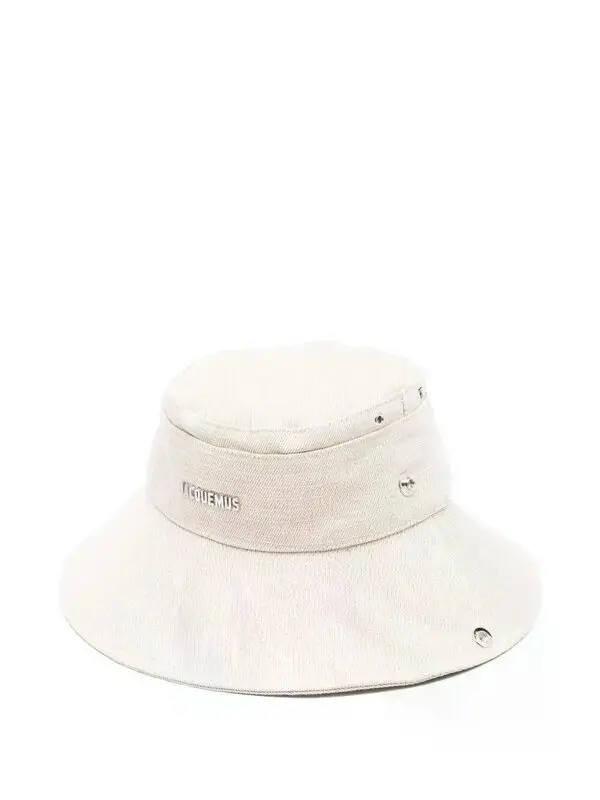 Jacquemus Le Bob De Nîmes Bucket Hat - Neutrals