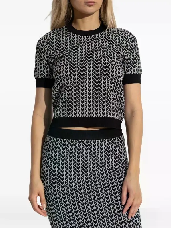 Michael Kors Monogram-pattern Top