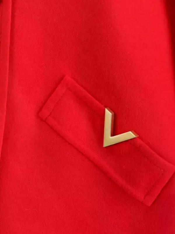 Valentino Garavani Drap Coat - Red